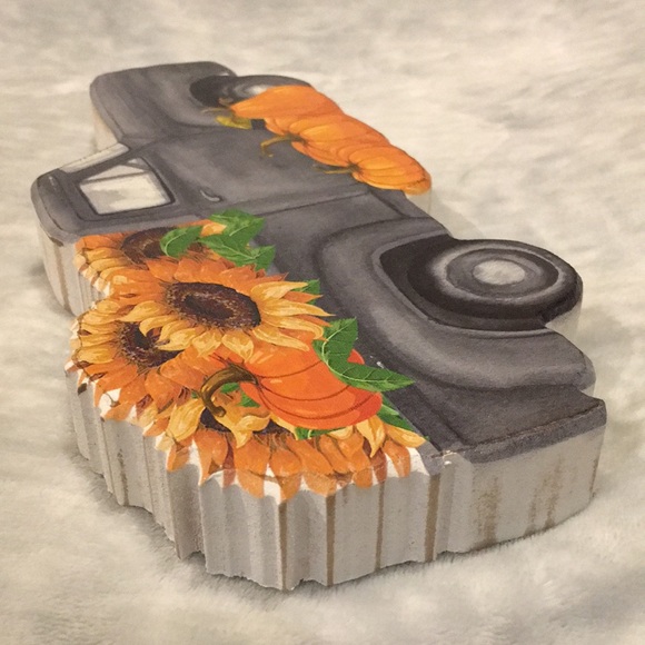 Quill To Paper | Accents | Fall Autumn Country Sunflower Pumpkin Truck ...